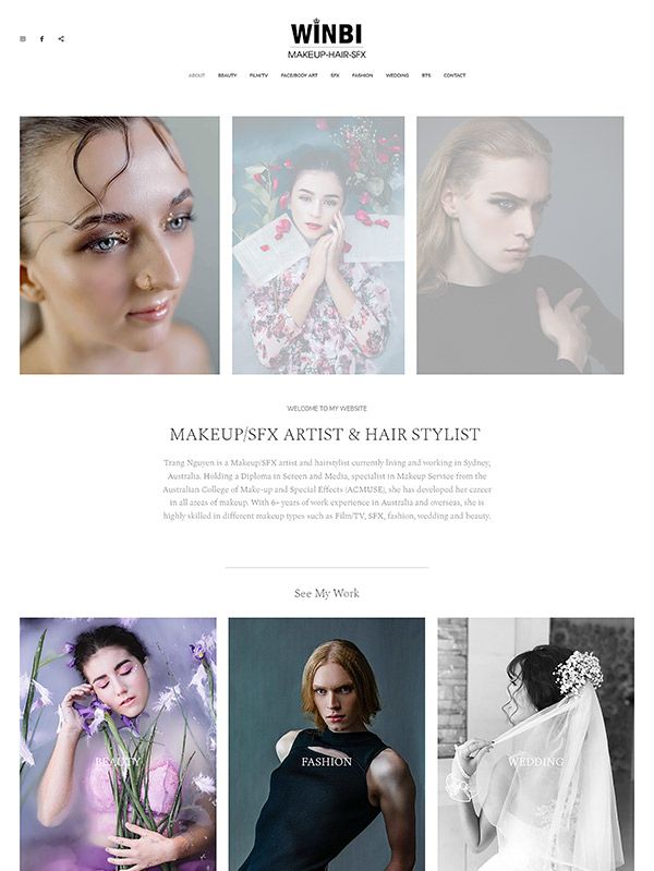 Create a Modeling Portfolio Website - Pixpa