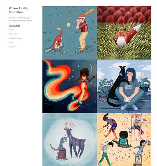 Best Artist Portfolio Website Examples - Pixpa