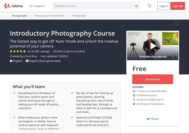 Online Photography Classes - 31 Best Picks for Beginners