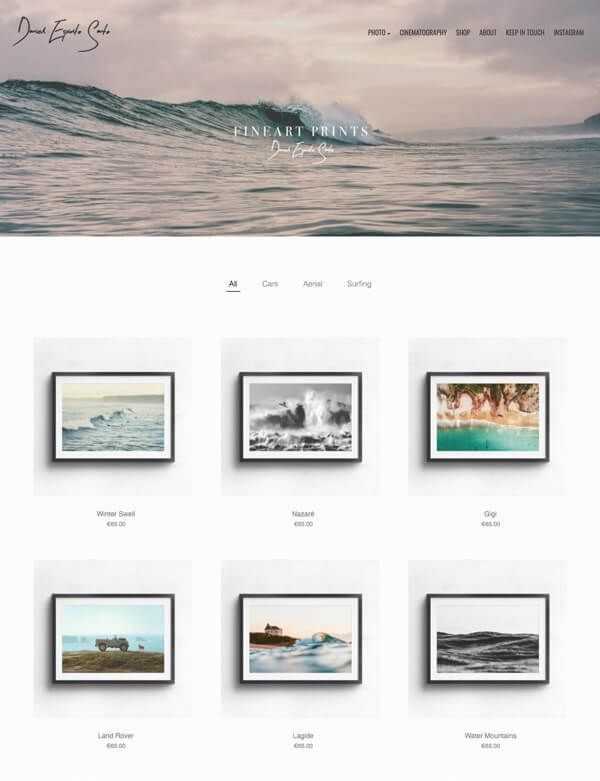 Creative Portfolio Website Examples from Photographers, Artists ...